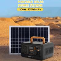China Portable Outdoor Power Supply 300w portable power station Generator with Solar Panel for sale