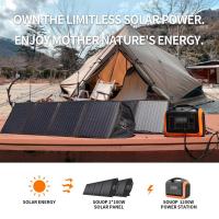China customize 1000WH Lithium Battery Generator 230V 1200W Solar power station portable with solar panel for sale