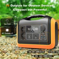 China 660Wh Battery Capacity Portable Solar Power Station Generator for sale