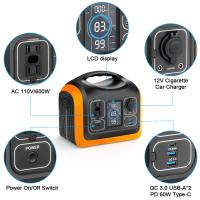 China 24V 4A Car Charging Portable Solar Power Bank Outdoor Camping Generator 600W for sale
