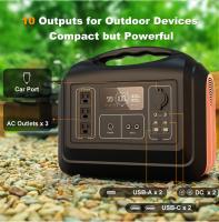 China 24V 4A Car Charging Portable Solar Power Bank Outdoor Camping Generator 600W for sale