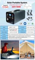 China Wholesale Outdoor Energy Storage Power Station 300w Solar Portable Power Station System With Solar Panel for sale