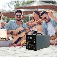 China wholesale outdoor energy storage power station 300w-1500w solar portable power station system with solar panel for sale