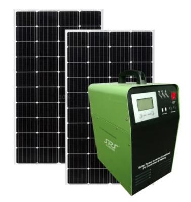 China Outdoor  Portable Solar Power Bank 1000H With Solar Panel Pure Sine Wave for sale