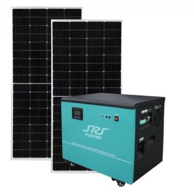 China Outdoor Solar Portable Power Station System 5000W Built In MPPT  Solar Charge Controller for sale