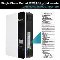 China dc to ac inverter Growatt 5000w off grid hybrid solar inverter  with mppt charge controller for sale