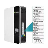 China Wholesale SPF 5000ES 5000VA Pure Sine Wave Growatt 5KW Solar Hybrid Inverter With WIFI for sale