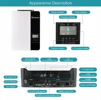 China Manufacturer Solar system SPF 5000ES Pure Sine Wave 5000VA Growatt 5KW Solar Hybrid Inverter for sale