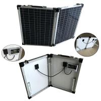 China 100 Watt Mono PV Folding Solar Panel 18V RV Boat Off Grid  By 50W for sale