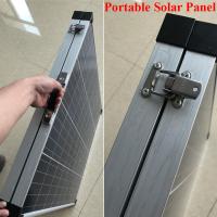 China Camping Portable Solar Blankets 160W Folding Solar Panel Ground Mounting for sale