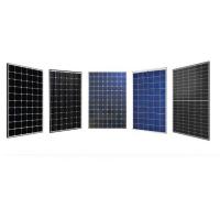 China 1/2 Cells Bifacial Clear Monocrystalline 35mm Silver Frame Solar Panel for sale
