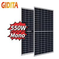 China Ground Mounting 550 Watt  Solar Panel Monocrystalline For Commercial Use for sale