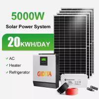 China 5kw Solar Power Storage System 5000w Hybrid Solar Power System Unit for sale