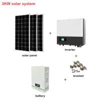 China CE , ROHS , TUV , IEC 3KW Controller Solar Energy Storage System for sale