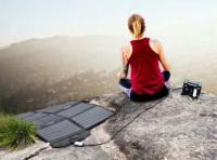 China Portable Foldable Solar Panel High Efficiency Outdoor Camping Folding Solar Panels 120W for sale