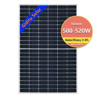 China High Quality and Efficiency Half-Cell Monocrystalline Solar Panel 500W 510W 520W for sale