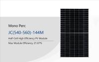 China Wholesale Outdoor Half-Cell Monocrystalline Solar Panel 540W 545W 550W 560W Solar Panel for sale