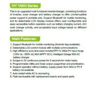 China Pure Sine Wave Solar Inverter Off-Grid Hybrid Solar Inverter 3.5KW MPPT High Voltage Solar Inverter for sale