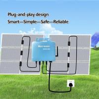 China Wholesale On Grid Micro Inverter System With WIFI Cloud Monitoring Isolated Island Protection 300w 500w 600w 800w 1200w 1400w for sale