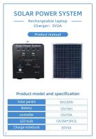 China Wholesale Mini Portable Energy Storage Outdoor Camping Generator 120W Solar Power System for sale