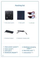 China Wholesale Mini Portable Energy Storage Outdoor Camping Generator 120W Solar Power System for sale