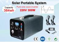 China Wholesale Outdoor Camping Generator 300W Solar Portable Power Station with LCD Display for sale