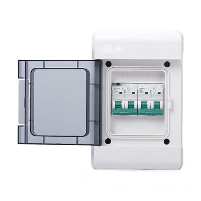 China Low price IP67 plastic waterproof distribution box 6 ways for smart home MCB circuit breaker module for sale