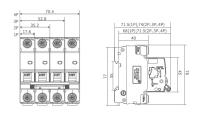 China Wholesale DC 400V MCB 2P C Style Miniature Circuit Breaker for sale