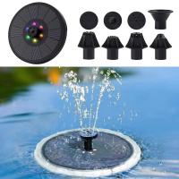 China Outdoor Swimming Pool Floating Solar Fountain for Bird Bath Mini Solar Panel Powered Water Fountain Pump for sale