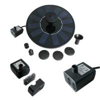 China solar fountain 7V 1.4W solar water pump floating solar fountain pump for sale