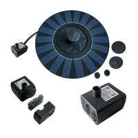 China solar fountain 7V 1.4W solar water pump floating solar fountain pump for sale