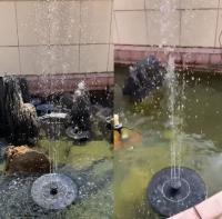 China Outdoor Decoration Floating Solar Fountain for Bird Bath Solar Panel Water Fountain Pump for sale