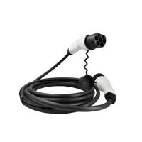 China Single Phase16A 32A Adjustable Portable Fast AC Type 2 To Type 2 Ev Tesla Car Charging Gun3.5kw Electric Car Charging Cable 5m for sale