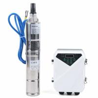 China IP67 12V/24V/36V/48V Complete Borehole Dc Solar Pump And Panel Solar 3 inch Water Pump System For Farm for sale