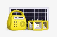 China Portable Multifunctional Solar Emergency Light with 300W AC Output and 10W/18V Solar Panel for sale