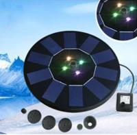 China Max Flow 160L/h Solar Waterfall Pump for Pool Bird Bath Garden Decorative Submersible for sale