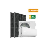 China 12000Btu Hybrid Solar Powered Air Conditioner for Both Cooling and Heating in Hotel for sale