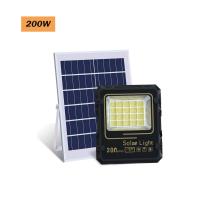 China Outdoor Waterproof IP66 Solar Powered LED Flood Light with Lithium Battery 18000mAH for sale