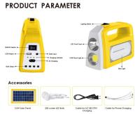 China 200 Lumens Torch and 6000mAh Power Bank Solar Power Kit for 10 Hours Full Battery Time for sale