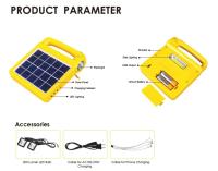 China Portable Generator Energy Mobile Charging Solar Power Kit with 2400mAh Power Bank for sale