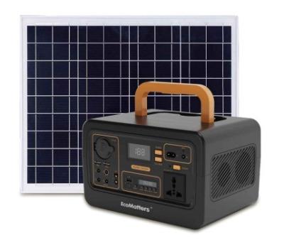 China 300W Portable Solar Power Station with 27000mAh Power Bank and 12V Cigarette Lighter for sale
