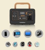 China 300W Portable Solar Power Station with 27000mAh Power Bank and 12V Cigarette Lighter for sale