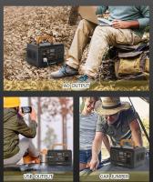 China 300W Portable Solar Power Station with 27000mAh Power Bank and 12V Cigarette Lighter for sale