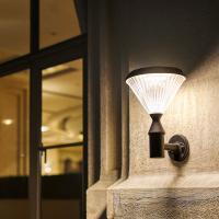 China Residential Solar Wall Light with IP65 Waterproof Level and Taper Shape 5W Power for sale