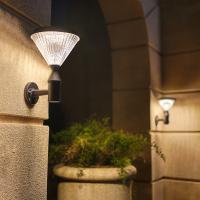China Residential Solar Wall Light with IP65 Waterproof Level and Taper Shape 5W Power for sale