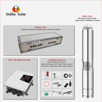 China 3.8m3/h Max. Flow Solar Well Water Pump with 200V Open Circuit Voltage and 1.5Hp Power for sale