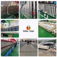 China 95m Max. Head 1Hp AC DC Automatic Switchover 3 Inch Solar Submersible Impeller Pump for sale