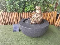 China Outdoor Garden Solar Water Fountain with Max Flow of 200L/H and Low Pressure Feature for sale
