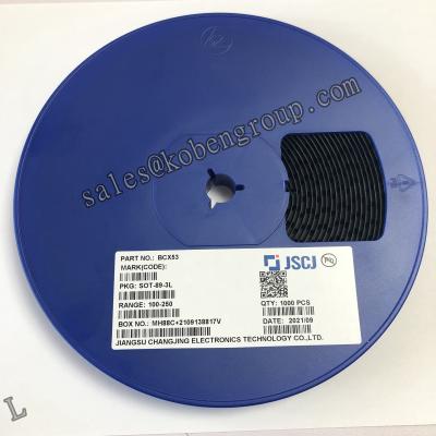 China BCX53 PNP Bipolar Transistor 80V 1A SOT89 Electronic Components for sale