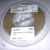 China TAJC107K010RNJ Tantalum Capacitor C Case 100uF 10V SMD for sale